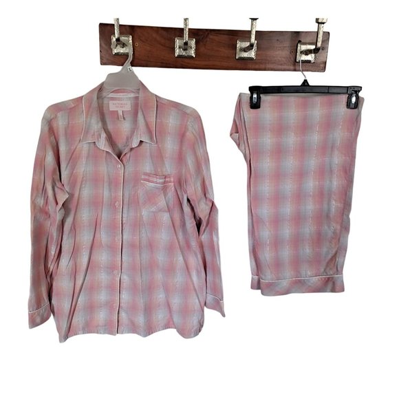 Victorias Secret Intimates And Sleepwear Victoria Secret Pajama Set Woman Xl 2 Piece Pink